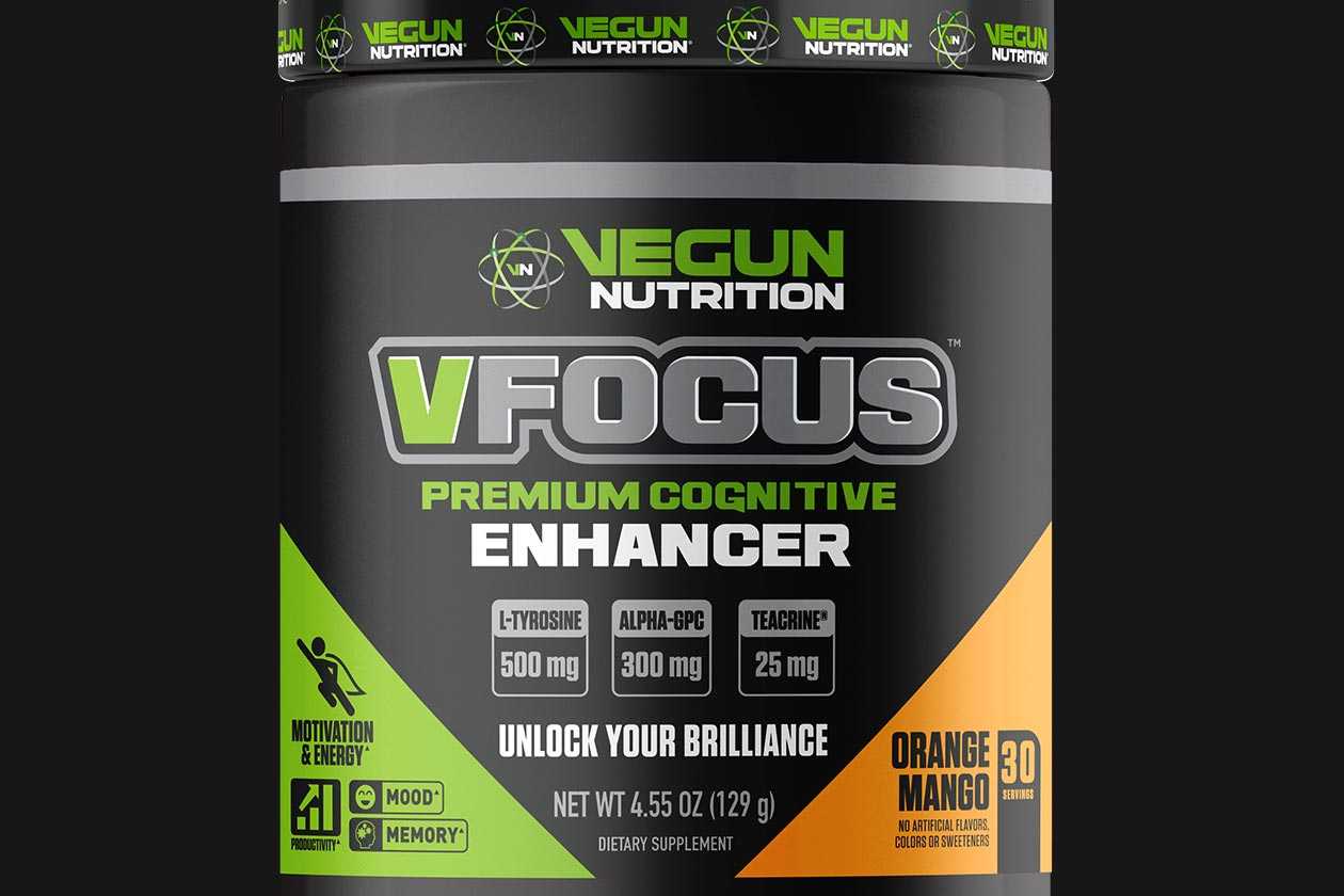 Vegun Nutrition VFocus aims to help with memory, mood, focus and more