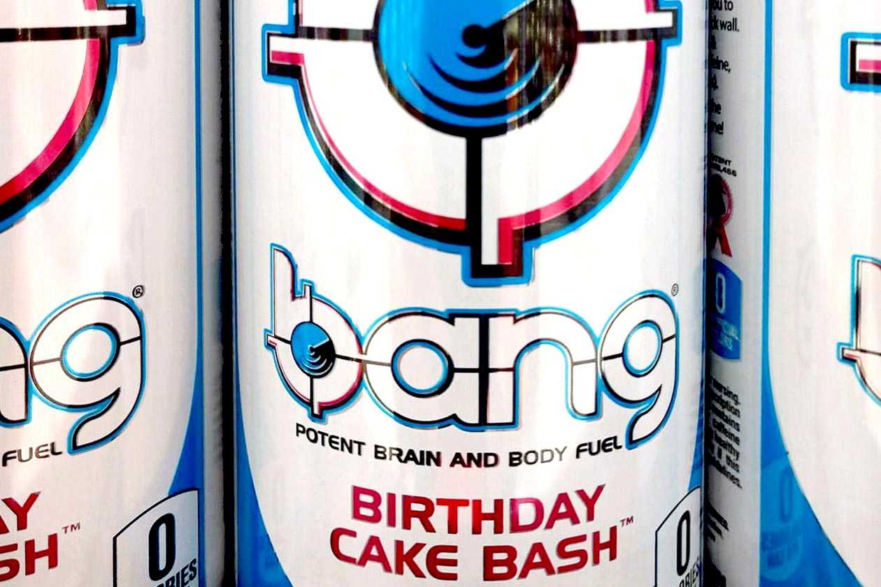 Birthday Cake Bash Bang Energy drink is now available in stores
