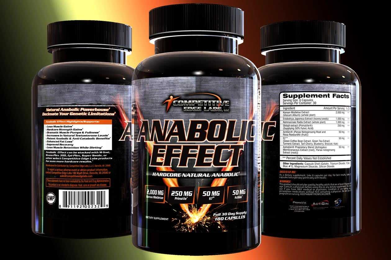 Competitive Edge Anabolic Effect designed to be an all-in-one anabolic
