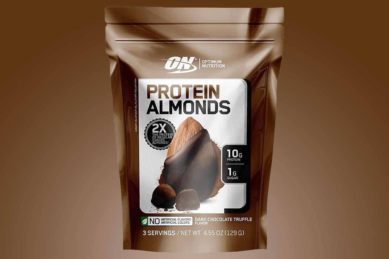 Triple size Optimum Nutrition Protein Almonds at the Vitamin Shoppe
