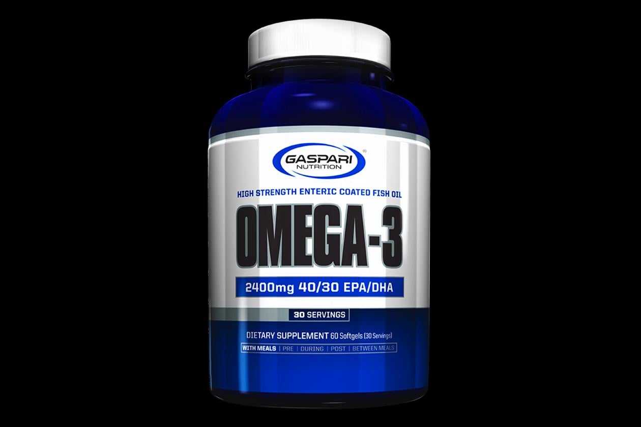 Gaspari Omega-3 packs a high 1.2g of fish oil in each of its 60 softgels