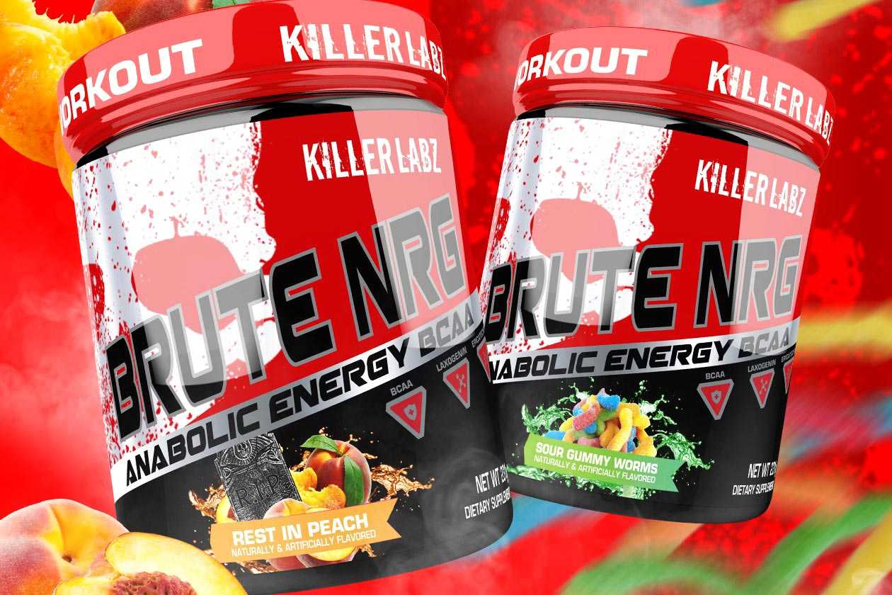 Killer Labz previews its upcoming energy enhanced amino Brute NRG
