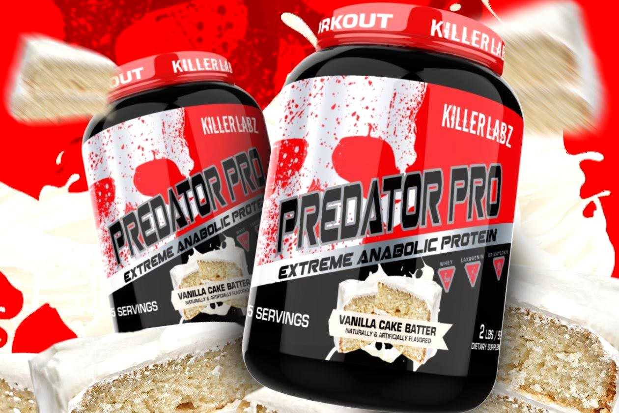 Predator Pro from Killer Labs is now available in Vanilla Cake Batter