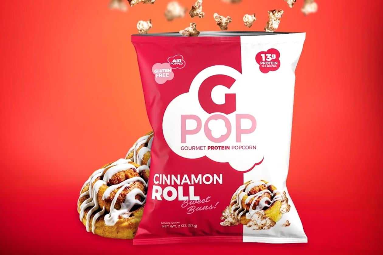 GPOP high protein popcorn with 13g of protein and 4 gourmet flavors