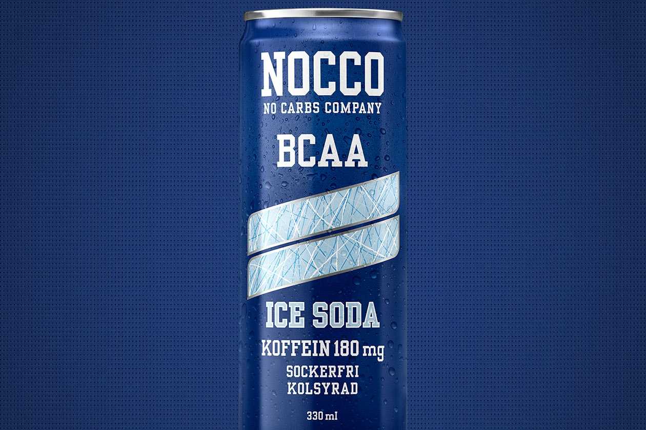NOCCO BCAA drink launched in a fruit soda flavor called Ice Soda
