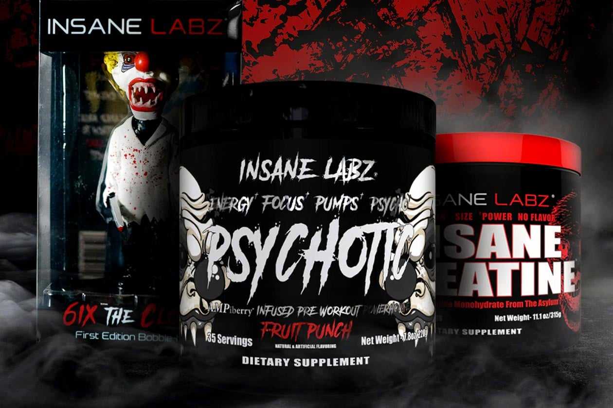 Insane Labz Psychotic Black designed as a more moderate pre-workout