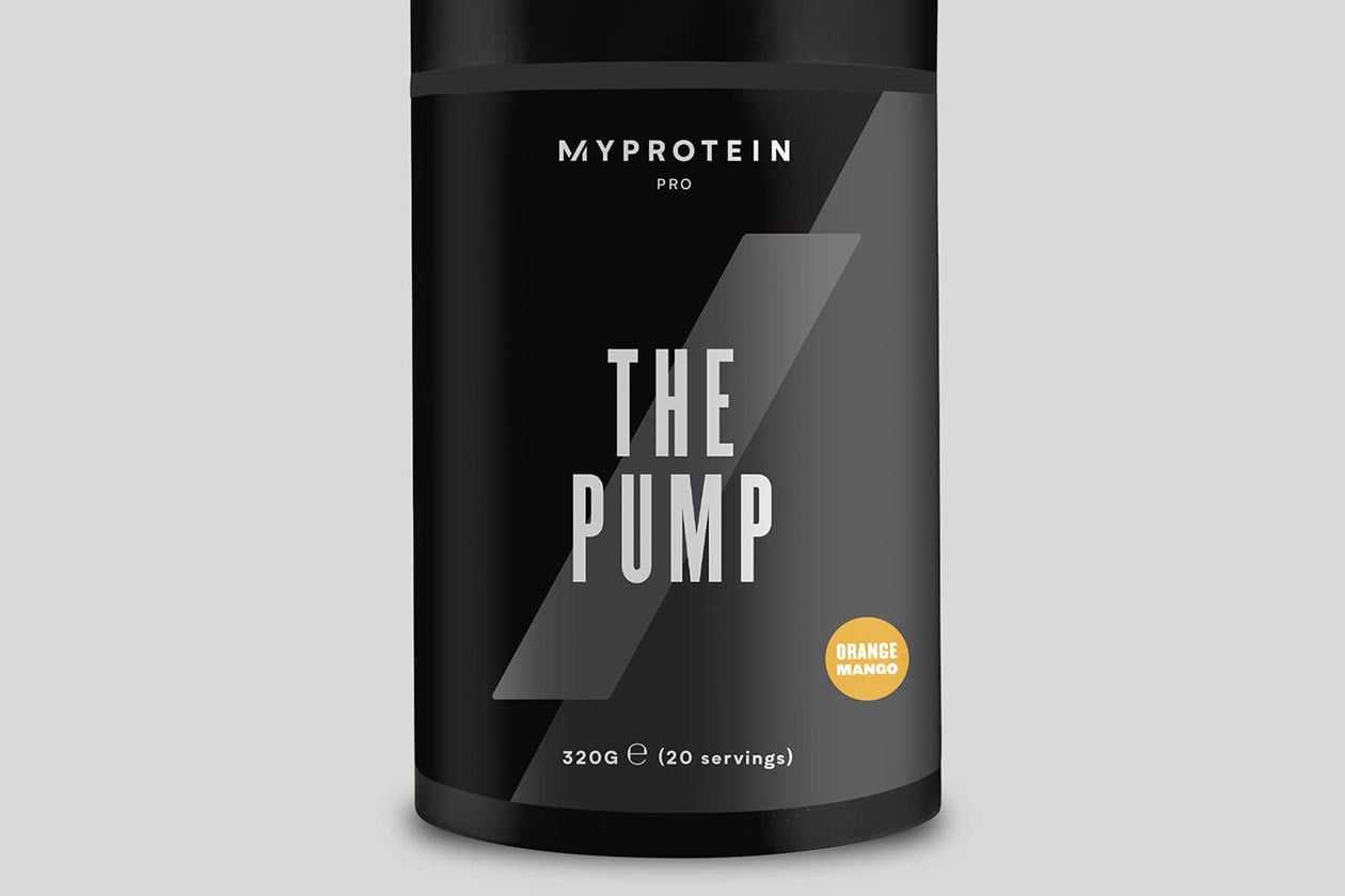 Myprotein The Pump powered by ingredients for pumps and performance
