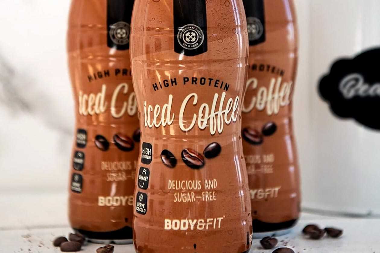 Body and Fit Iced Coffee indused high in protein with zero sugar