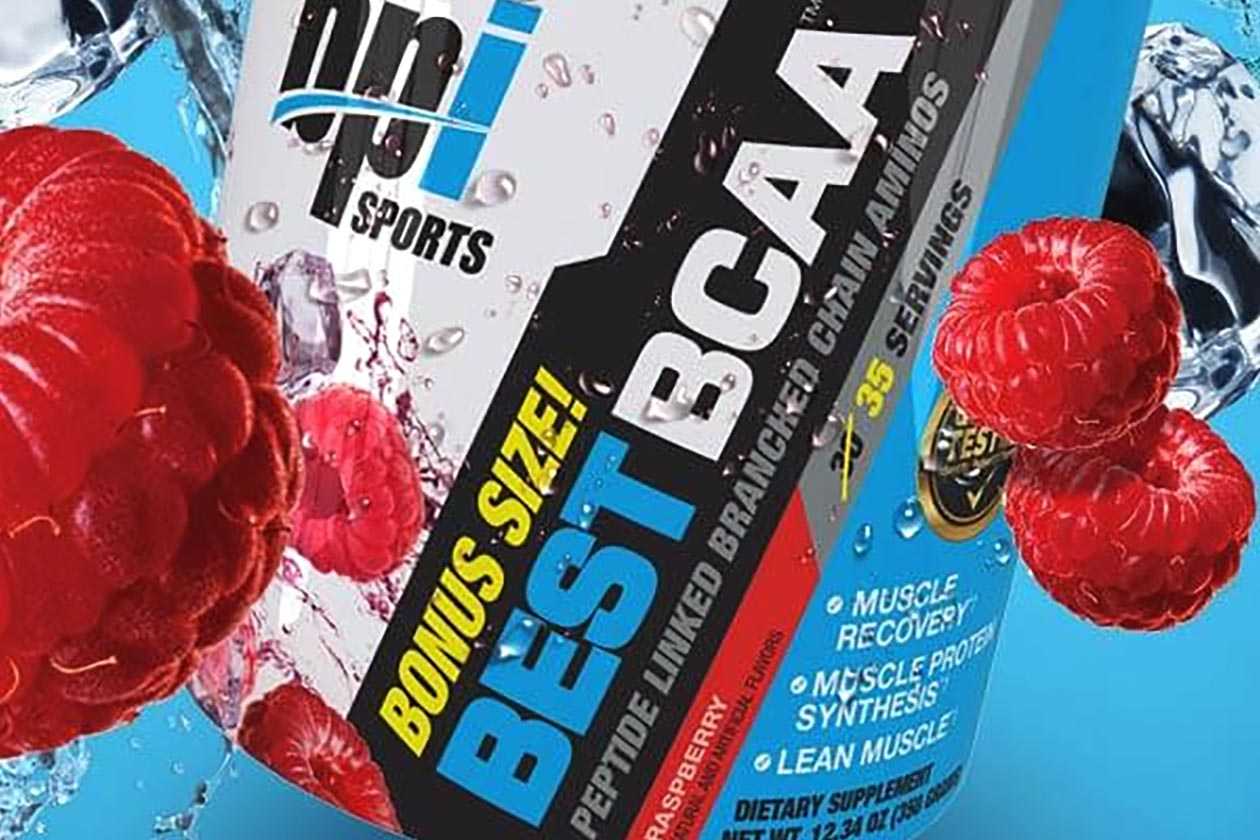 BPI Sports throws in five servings free with its new Raspberry Best BCAA