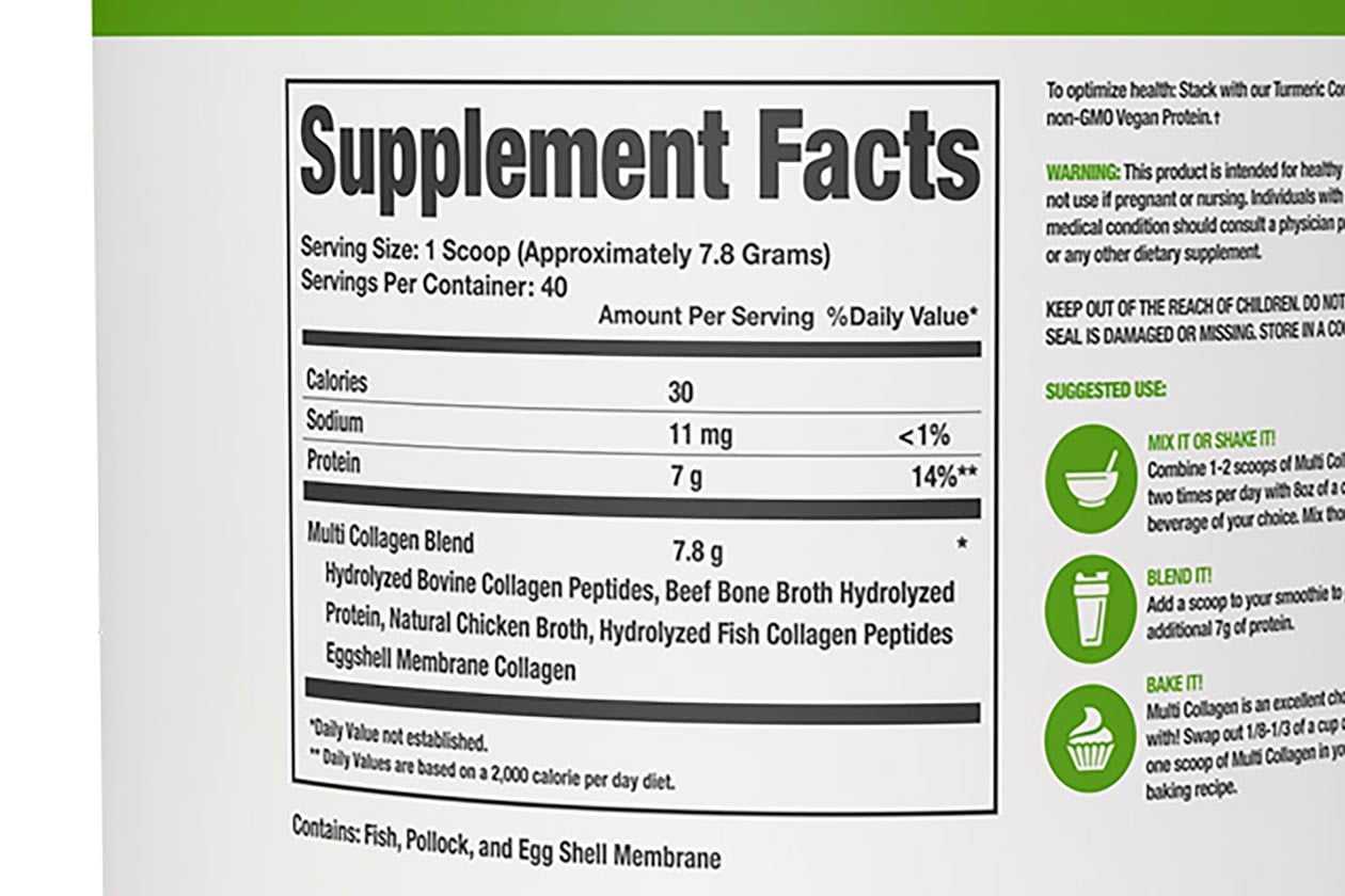 NLA For Her Multi Collagen formulated with multiple types of collagen