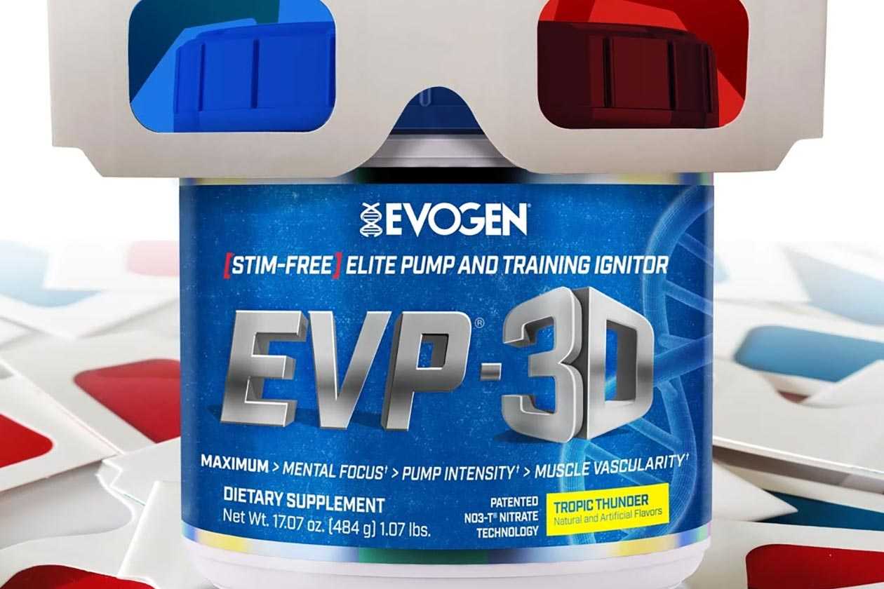 Evogen introduces its stim-free spin-off of EVP Extreme NO with EVP-3D
