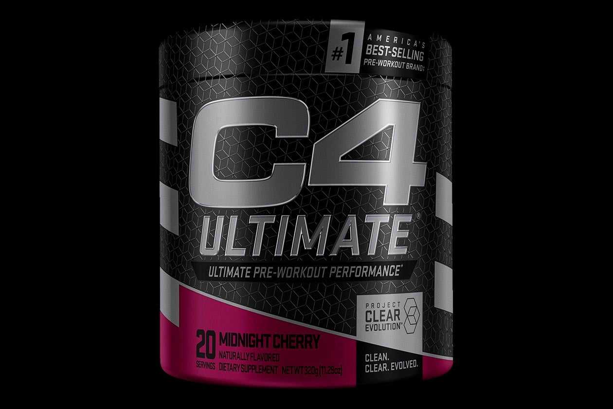 Image surfaces of an all-new Midnight Cherry flavor of C4 Ultimate