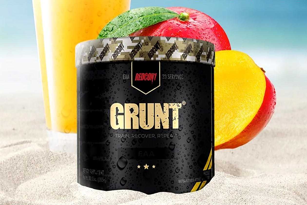 Redcon1 releases a Mango flavor for its full-spectrum EAA Grunt