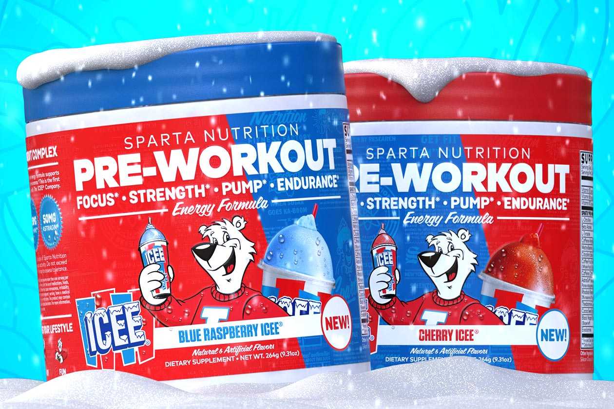 Sparta Nutrition announces authnetic ICEE flavors of its pre-workout