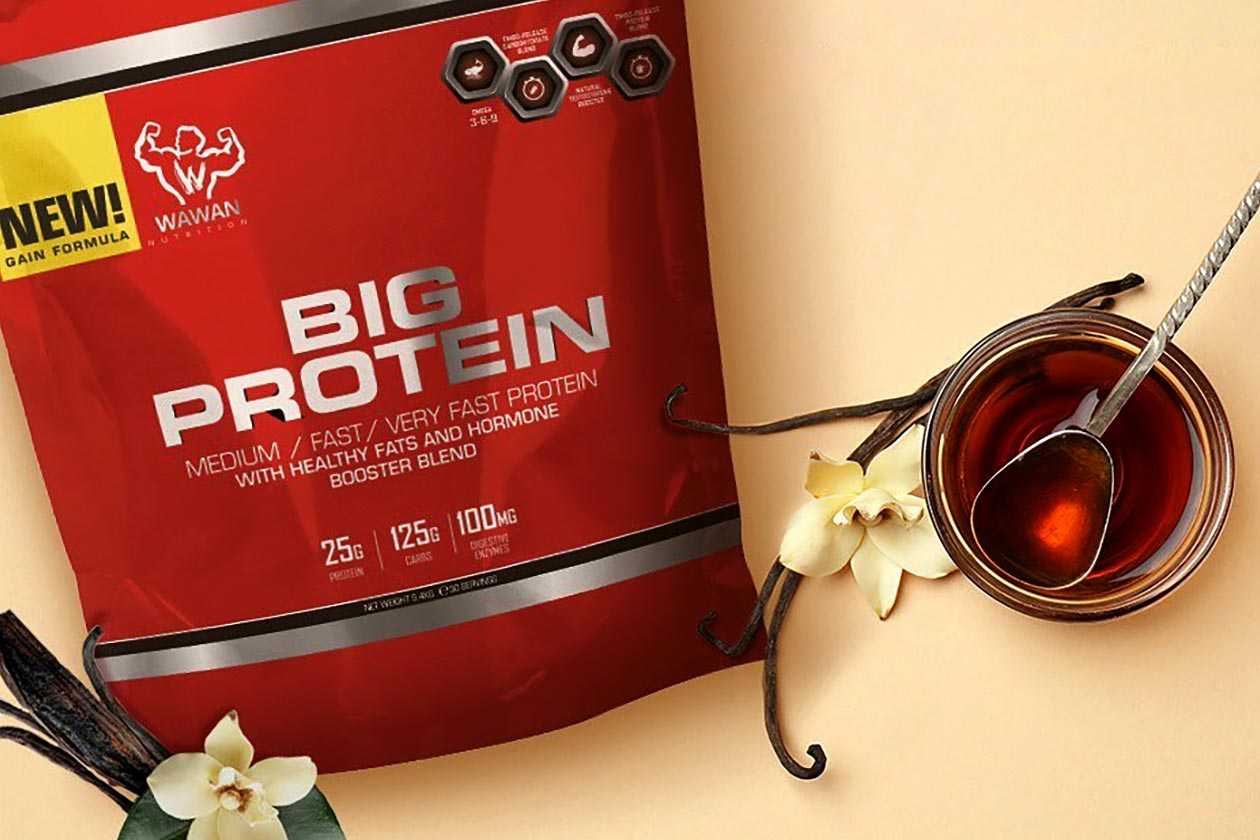 Wawan Nutrition Big Protein featuring medium and fast protein sources