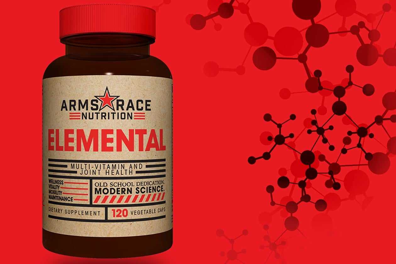 Arms Race Elemental is a multivitamin and joint support formula in one