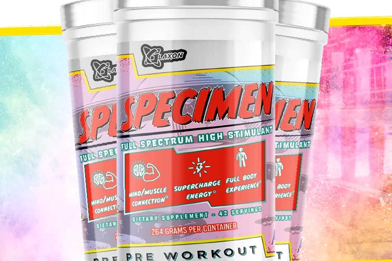Glaxon's full-spectrum and high-stim pre-workout Specimen hits the market