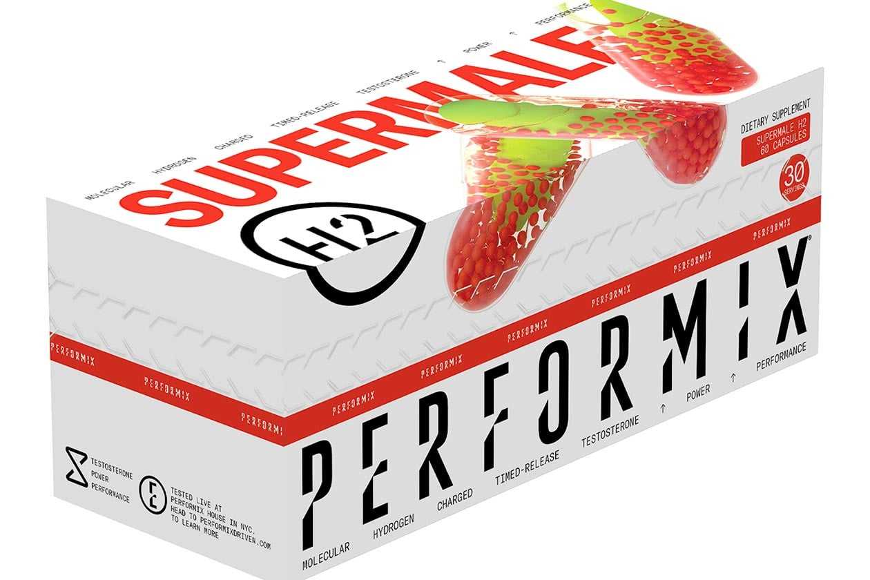 Performix Supermale H2 featuring tri-phase delivery for all-day benefits
