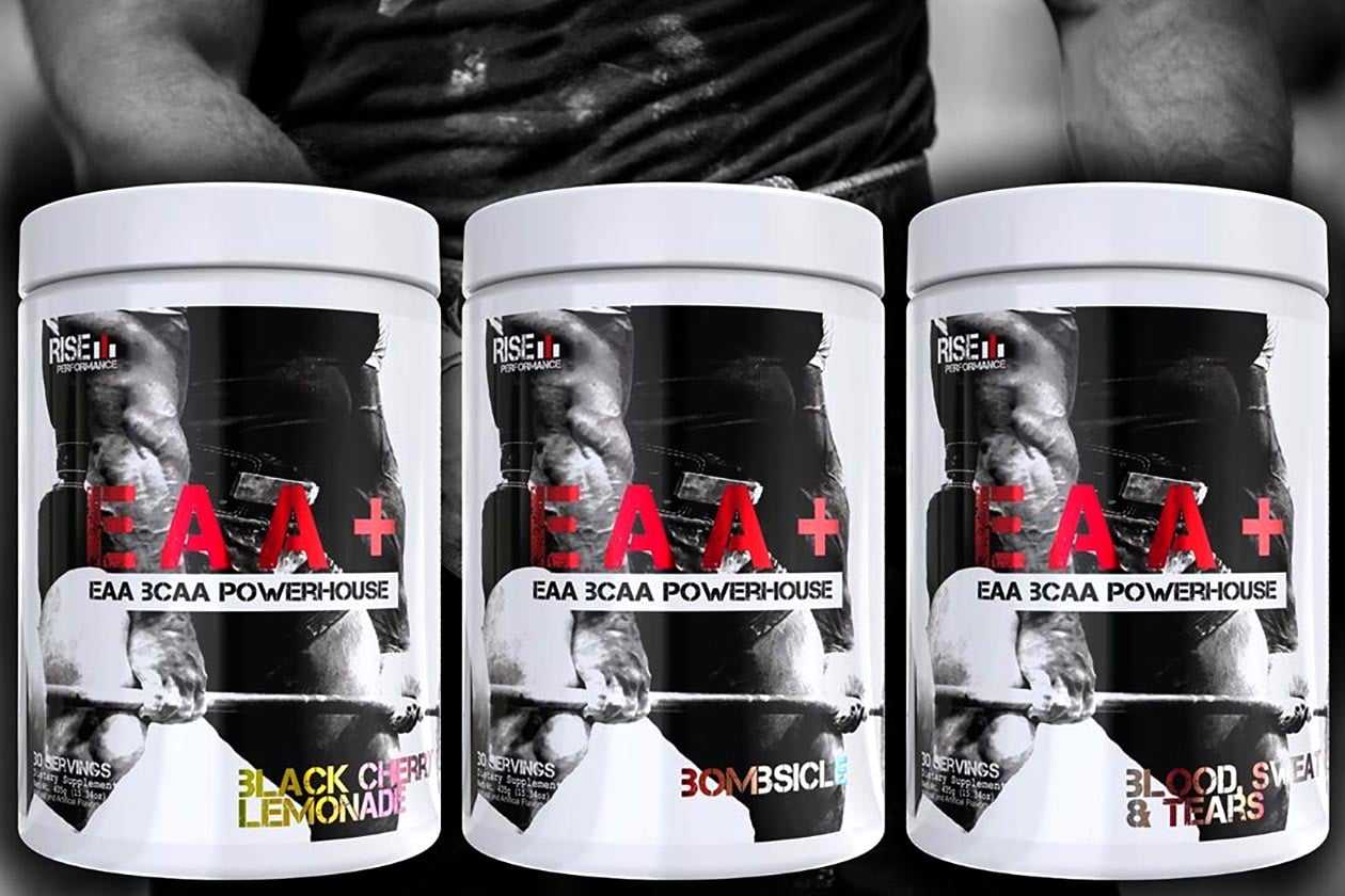 Rise's EAA+ combines EAAs with B vitamins, taurine and citrulline