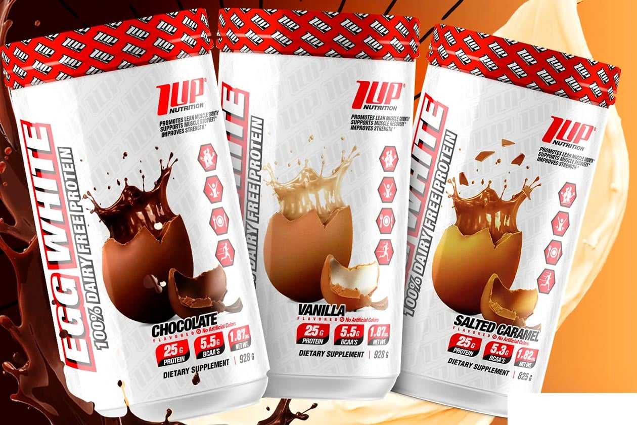 1 Up Nutrition releases an egg white protein powder in three flavors