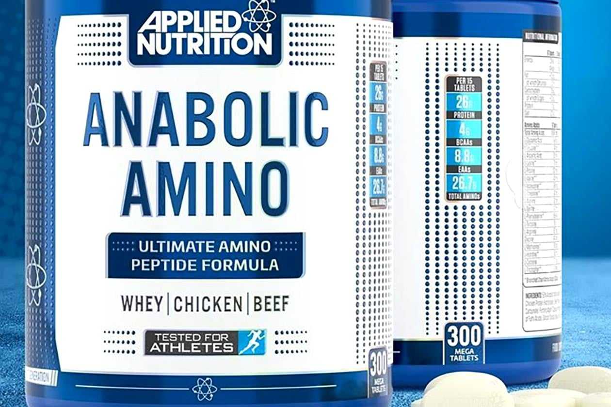 Applied Nutrition Anabolic Amino combines whey, chicken and beef aminos