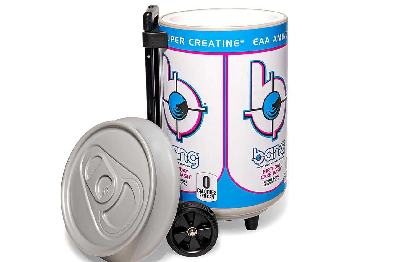 Birthday Cake Bash Bang rolling can coolers available for a limited time