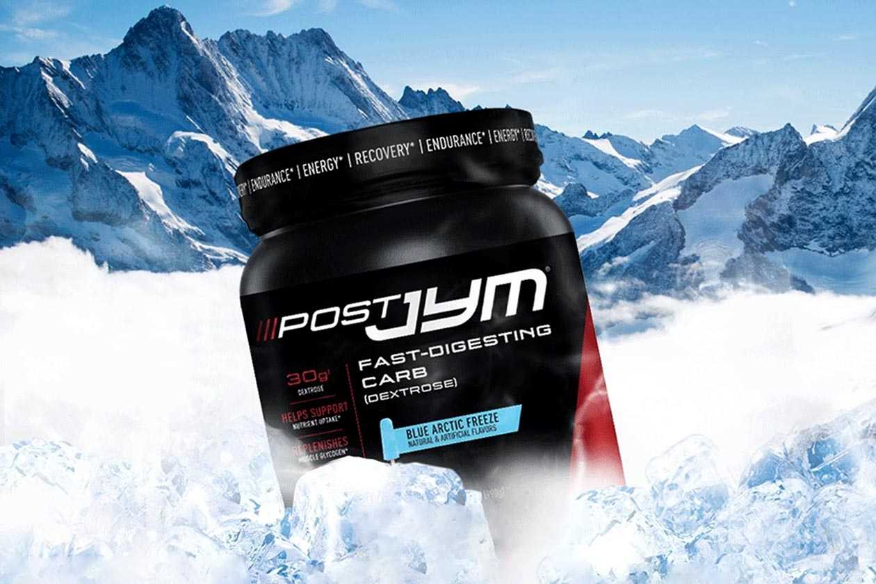 Carbohydrate version of Post Jym now comes in Blue Arctic Freeze