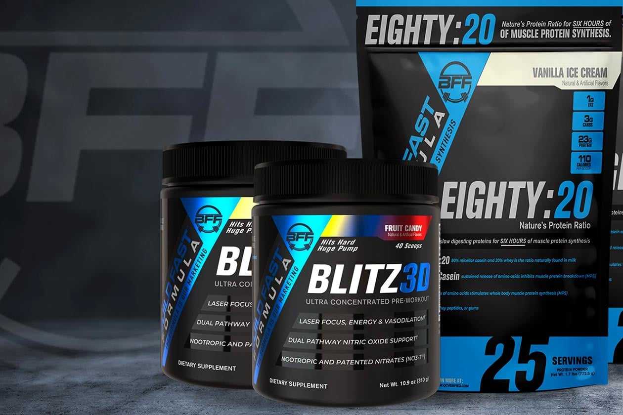 Build Fast Formula is coming out with another pre-workout called Blitz3d