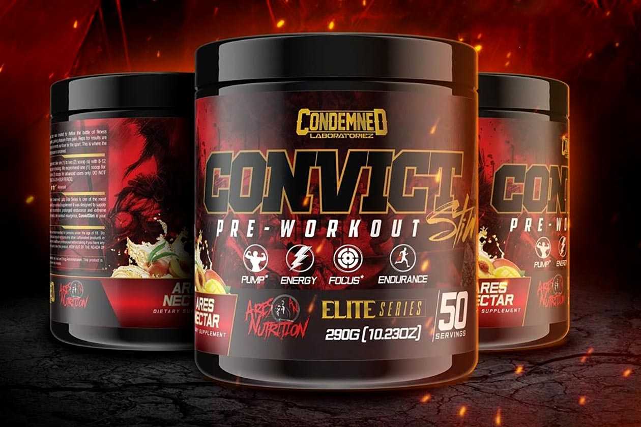 Condemned Labz partners with Ares Nutritin for an exclusive Convict flavor