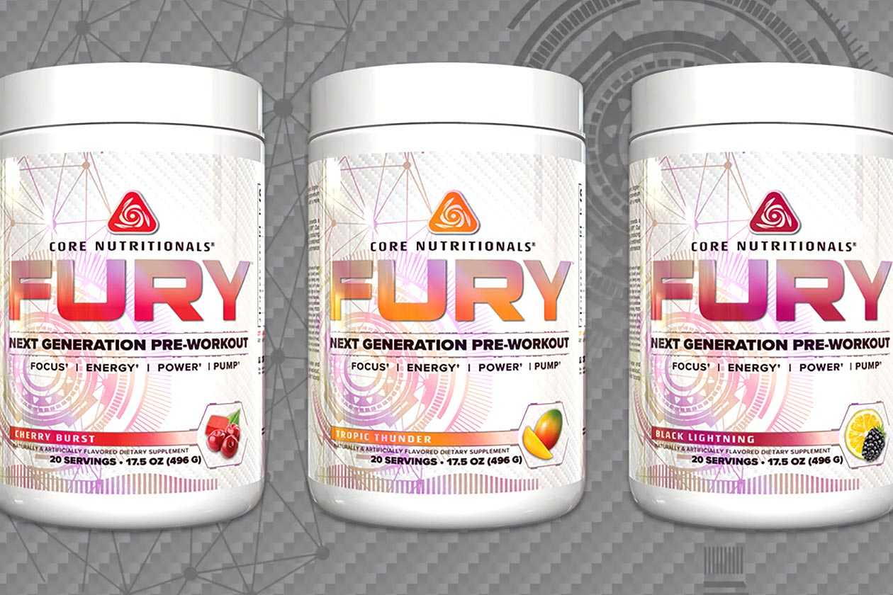 Core Nutritionals' latest and greatest Core Fury arrives February 17th
