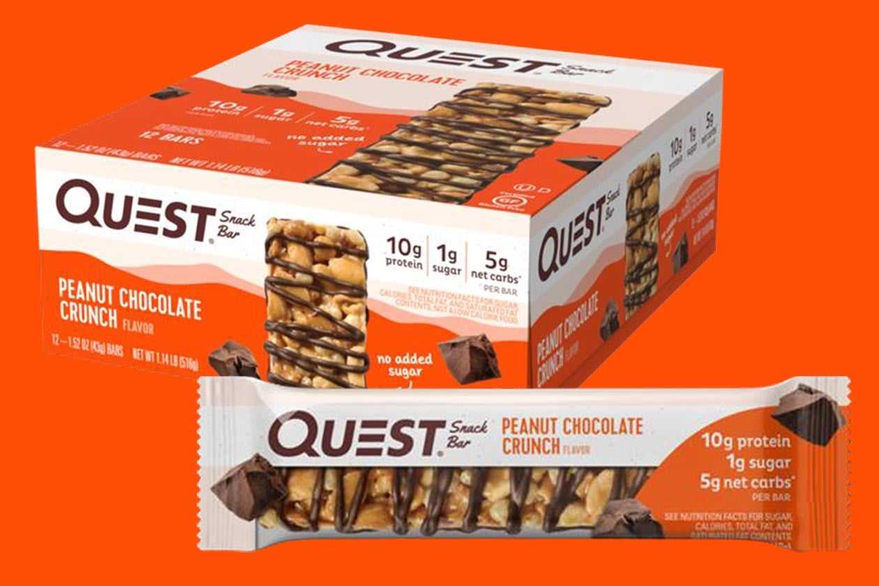 Quest Nutrition Snack Bar made with real fruit, nuts and no added sugar