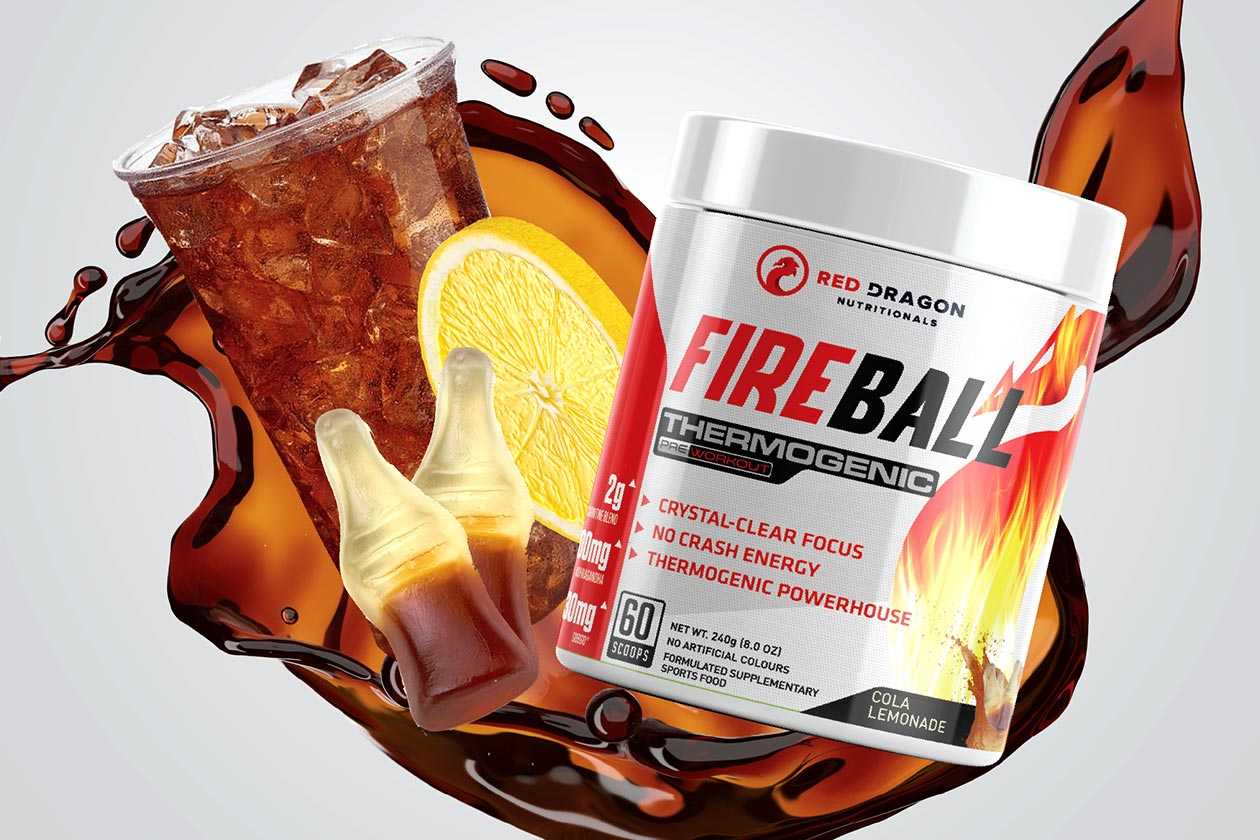 Red Dragon Nutritionals reveals a Cola Lemonade Fireball for March 13th