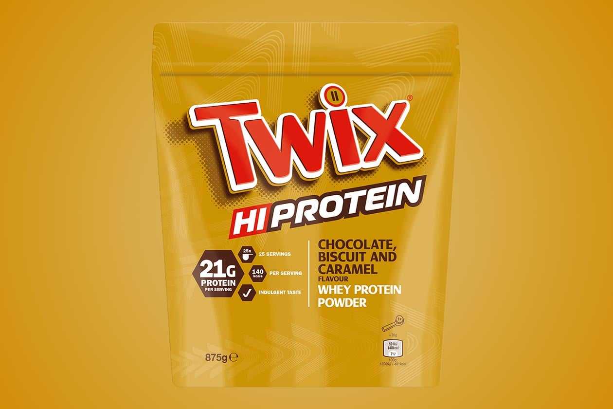 Twix protein powder promises the same mix of flavors as the candy bar