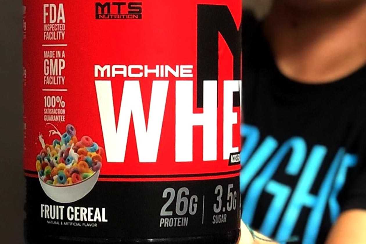 MTS Nutrition unveils its first cereal Machine Whey flavor in Fruit Cereal