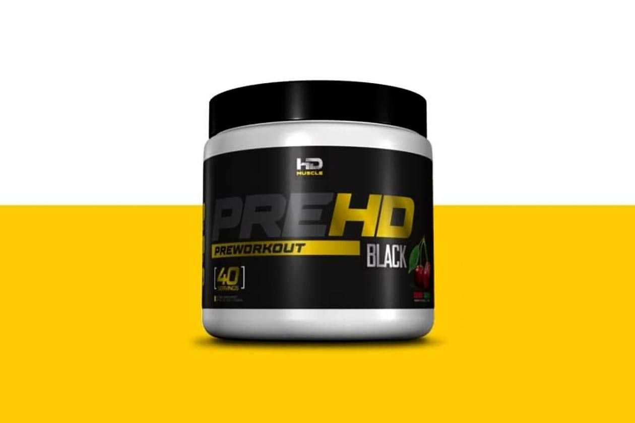 HD Muscle introduces its harder hitting stimulant pre-workout Pre-HD Black