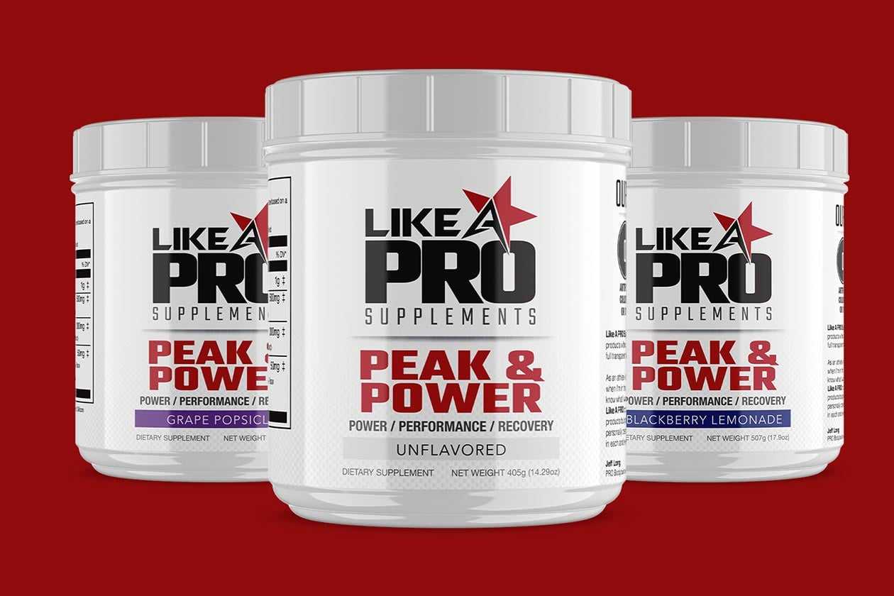 Like A Pro Peak and Power mixes creatine with other reliable ingredients