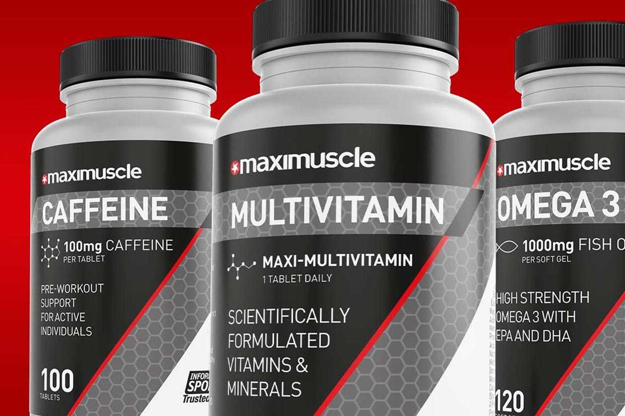 Maximuscle releases six essential type supplements all with 20% off