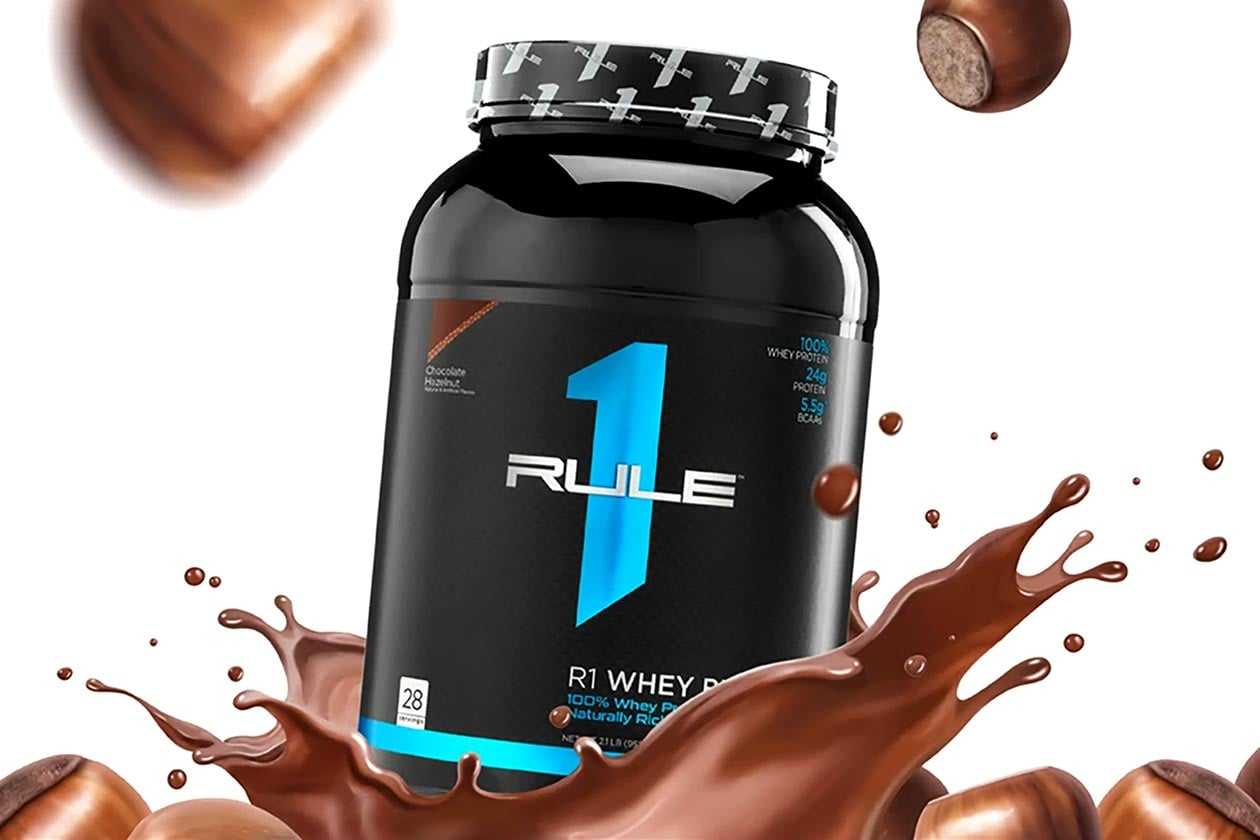 Rule One's R1 Whey Blend now in Chocolate Hazelnut for a limtied time