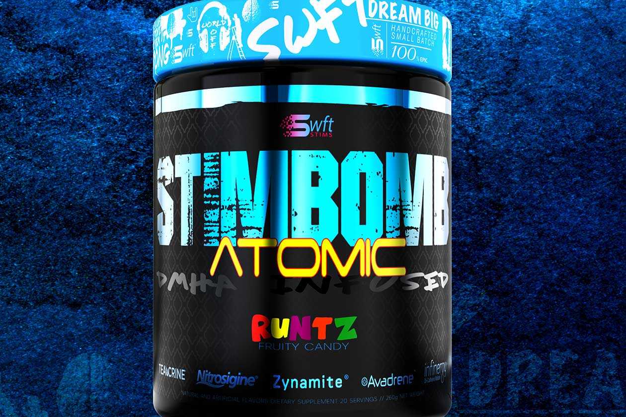 Swft Stims' Stim Bomb Atomic promises to be a more premium pre-workout