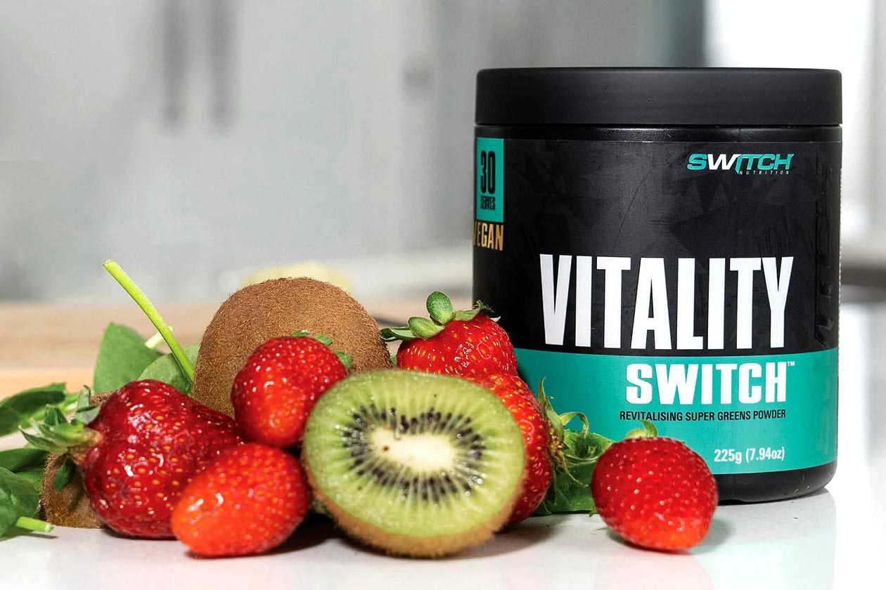Strawberry Kiwi is Switch Nutrition's first vegan-friendly Vitality Switch