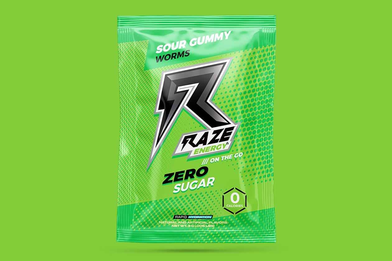 Tasty RAZE Energy now comes in powder form in single-serving sachets