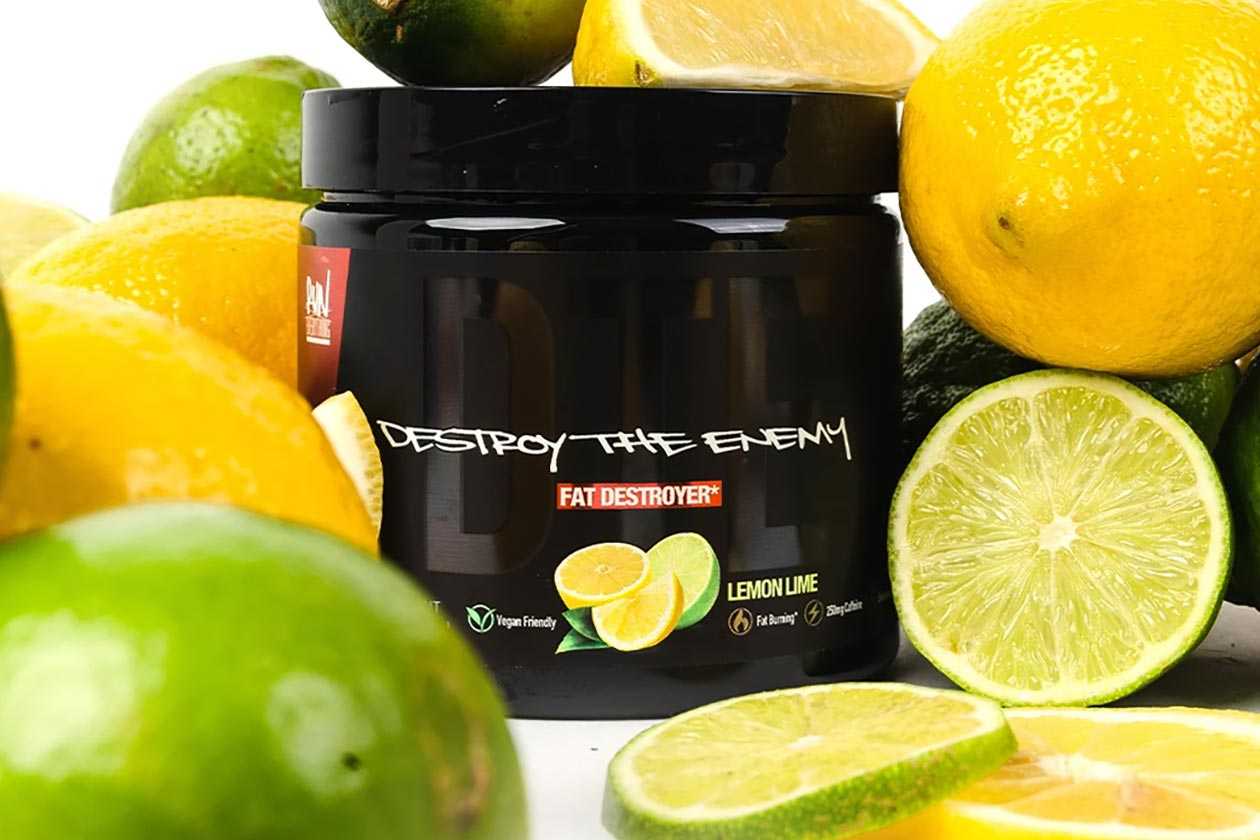 Lemon Lime joins Run Everything's flavored fat burner Destroy The Enemy