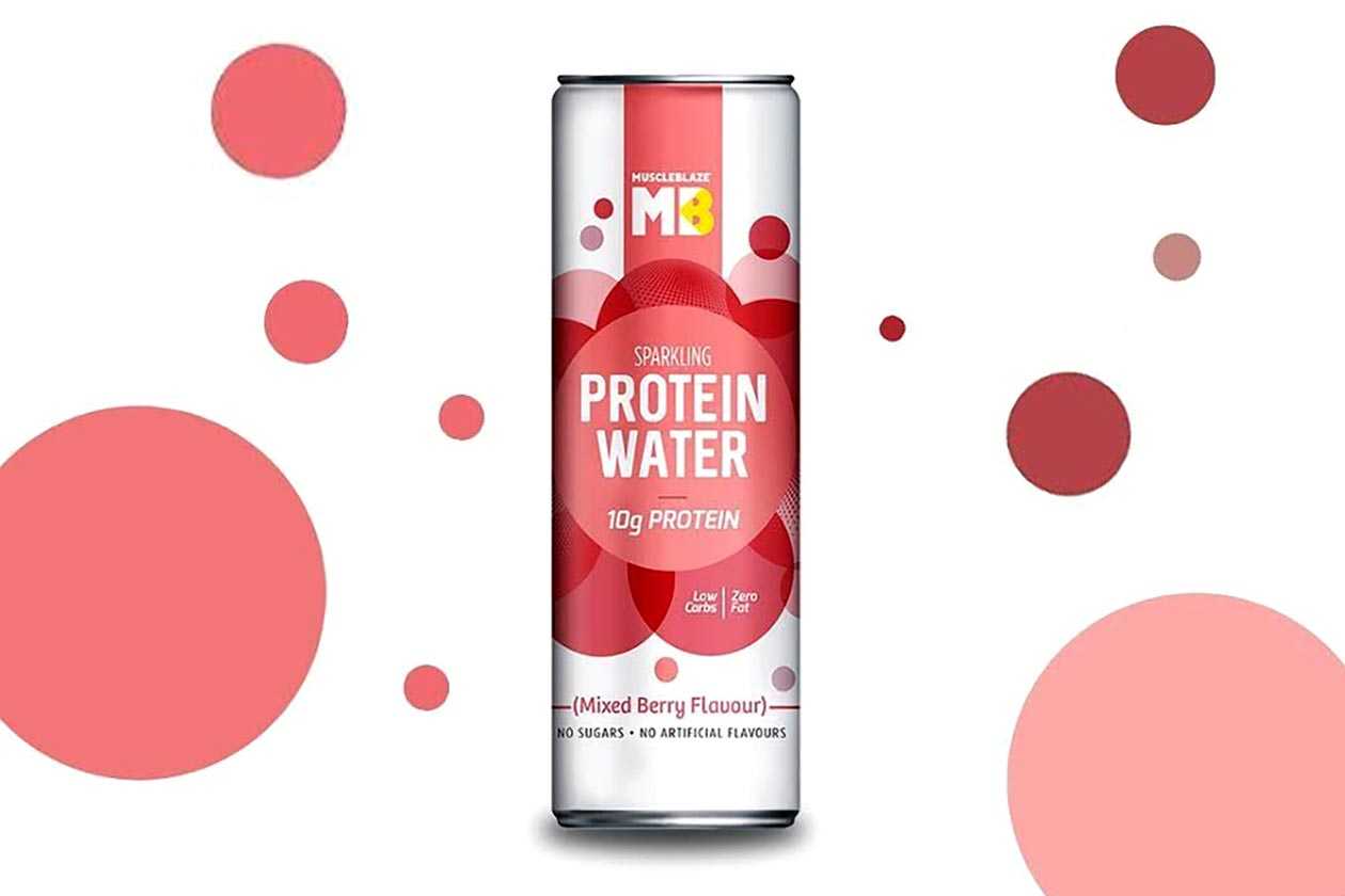 MuscleBlaze releases a Mixed Berry flavor for Sparkling Protein Water