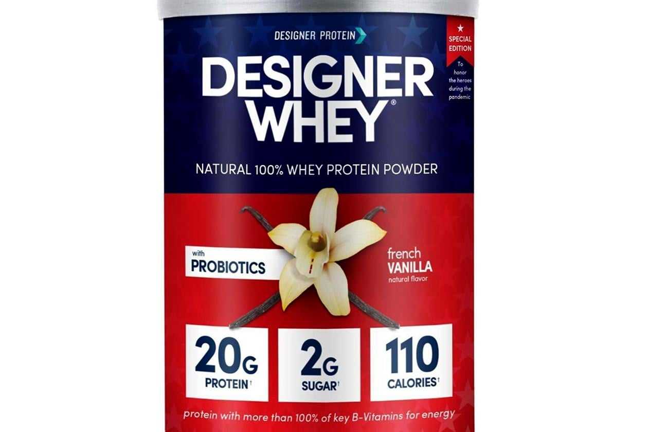 Designer Proteins creates a limited frontline supporting of Designer Whey
