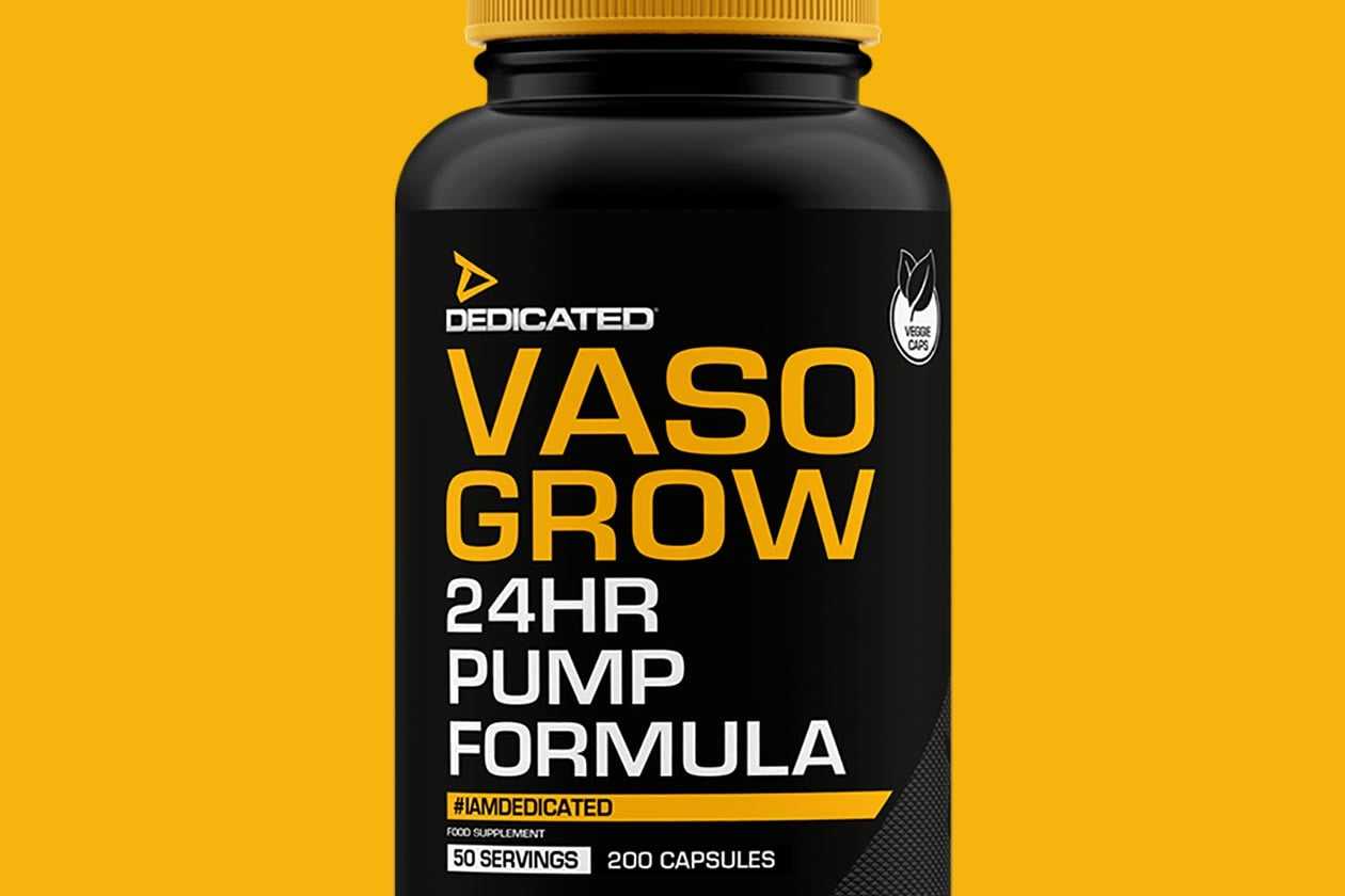 Dedicated makes a few changes to its 24 hour pump formula Vaso Grow