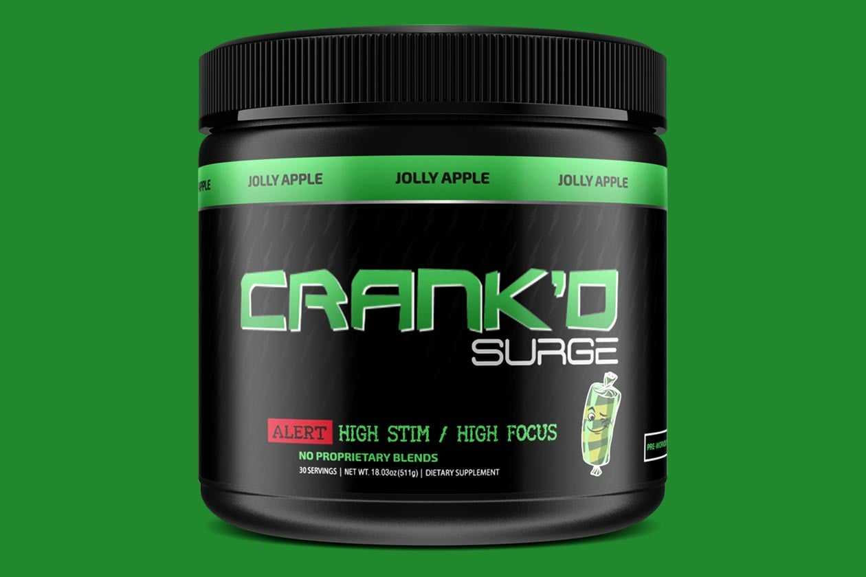 Surge formulates Crank'd Surge for more intense energy and focus