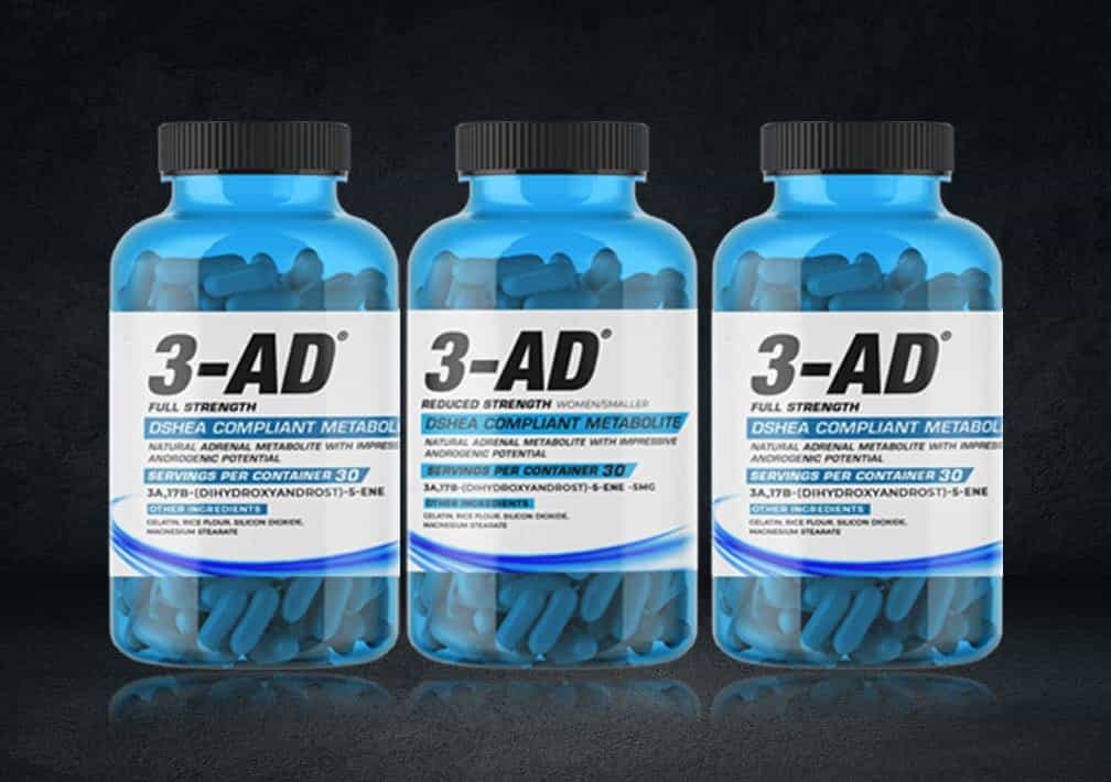 Enhanced Labs' dehydroandrosterol-based muscle builder 3-AD arrives