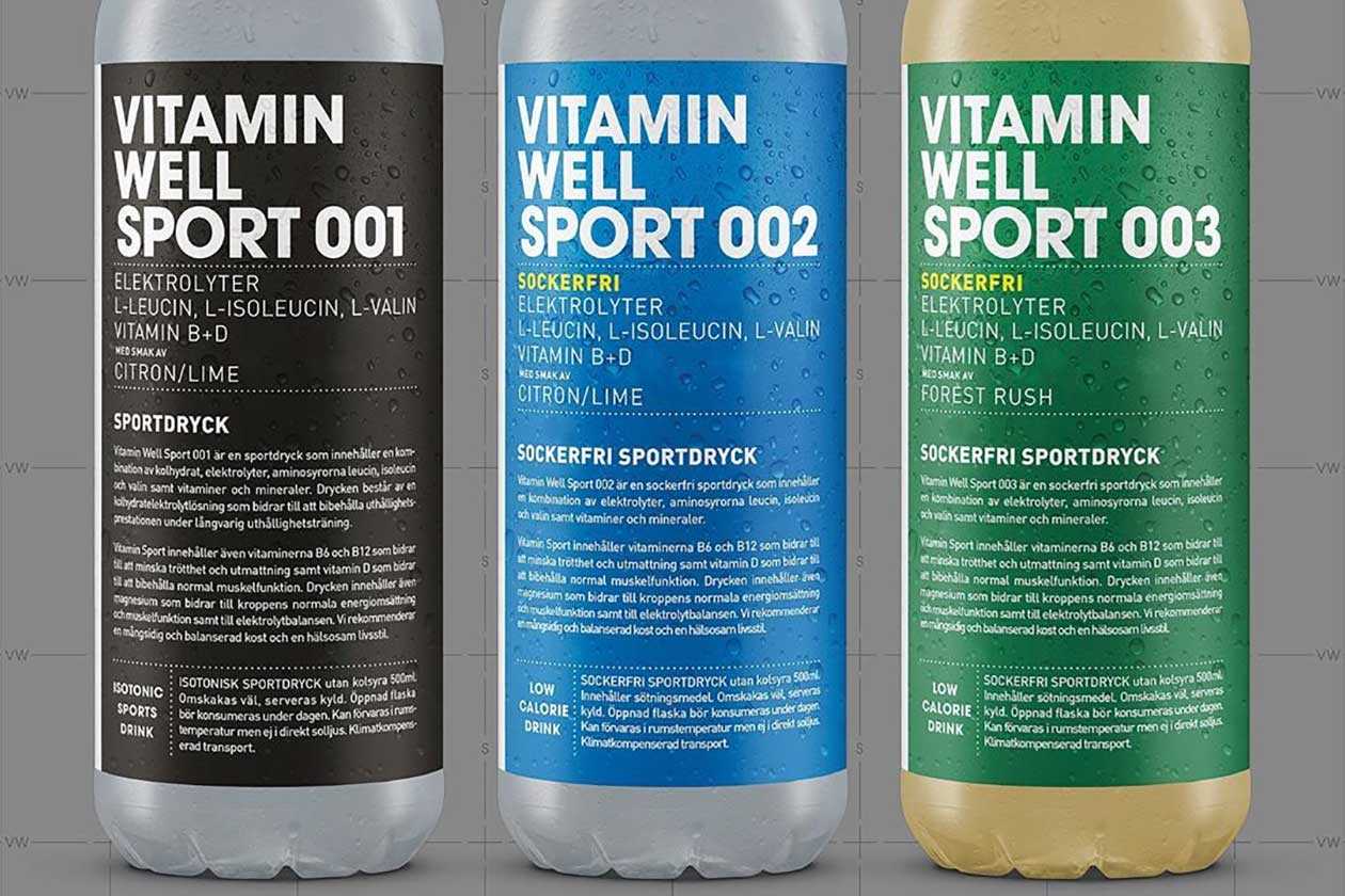 Vitamin Well Sport gets a new look to match the rest of the brand's line