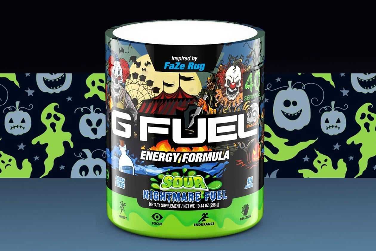 G Fuel turns Sour Chug Rug into Sour Nightmare Fuel for Halloween
