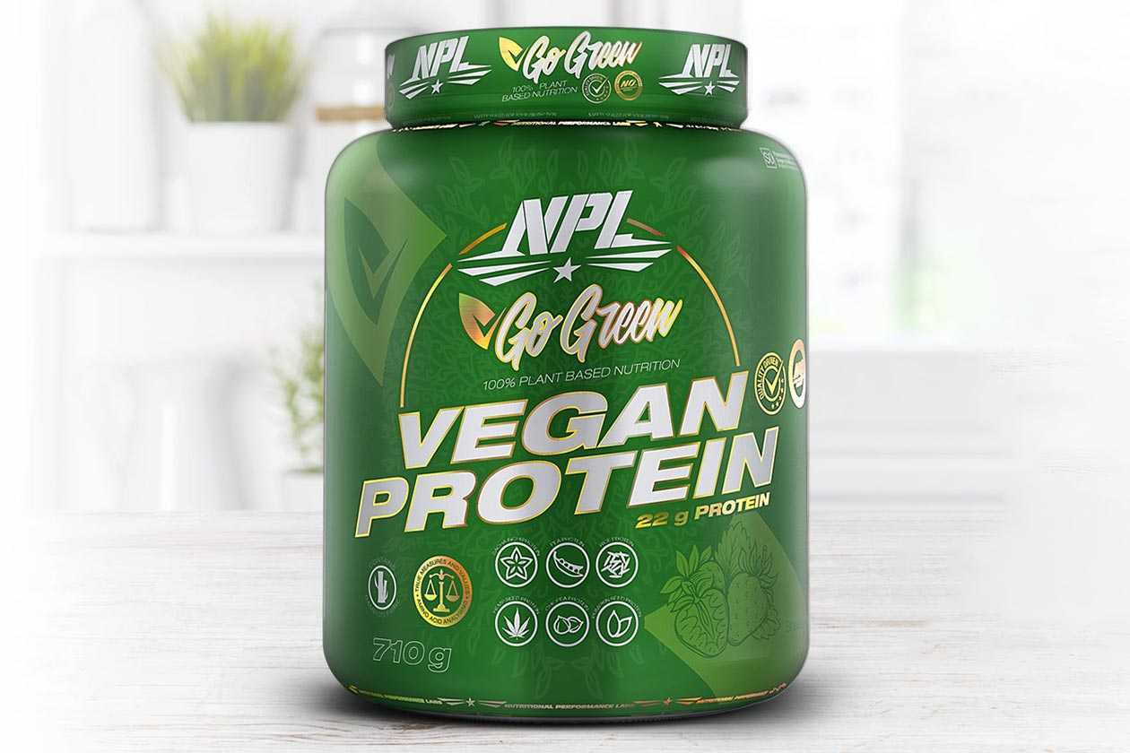 NPL Vegan Protein with multiple sources of protein and added vitamins